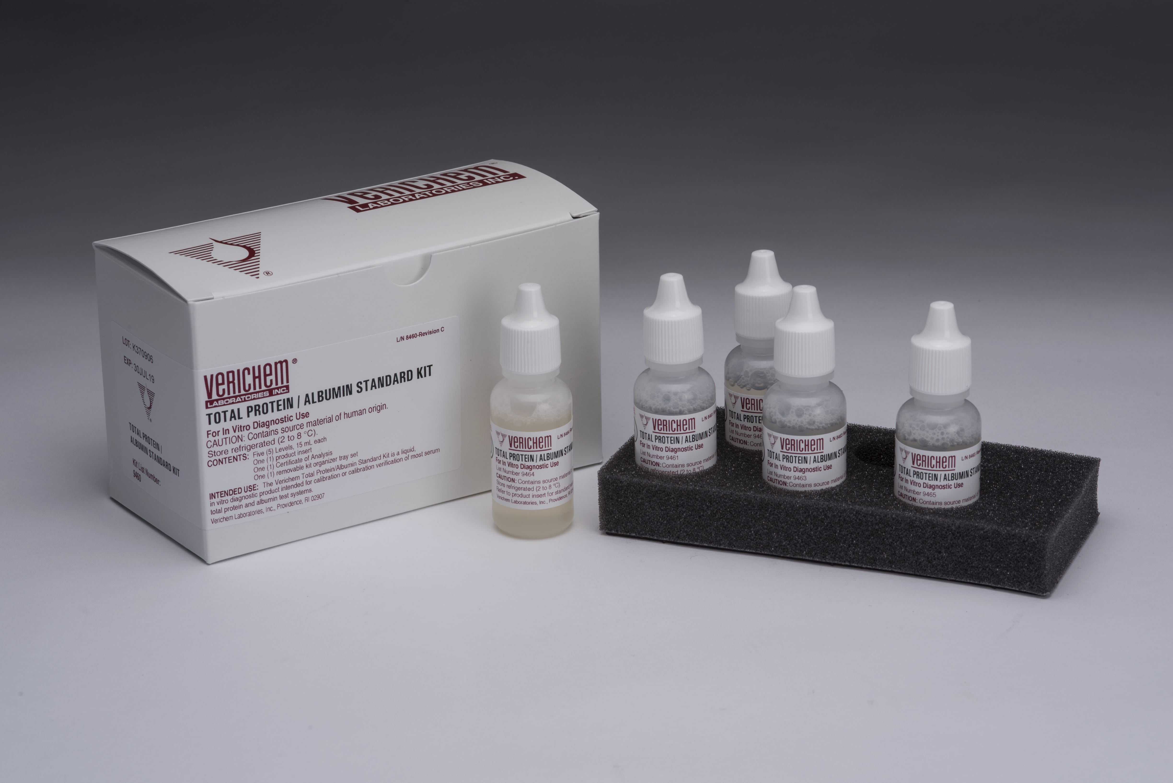 Total Protein / Albumin Standard Kit | Verichem Laboratories, Inc.