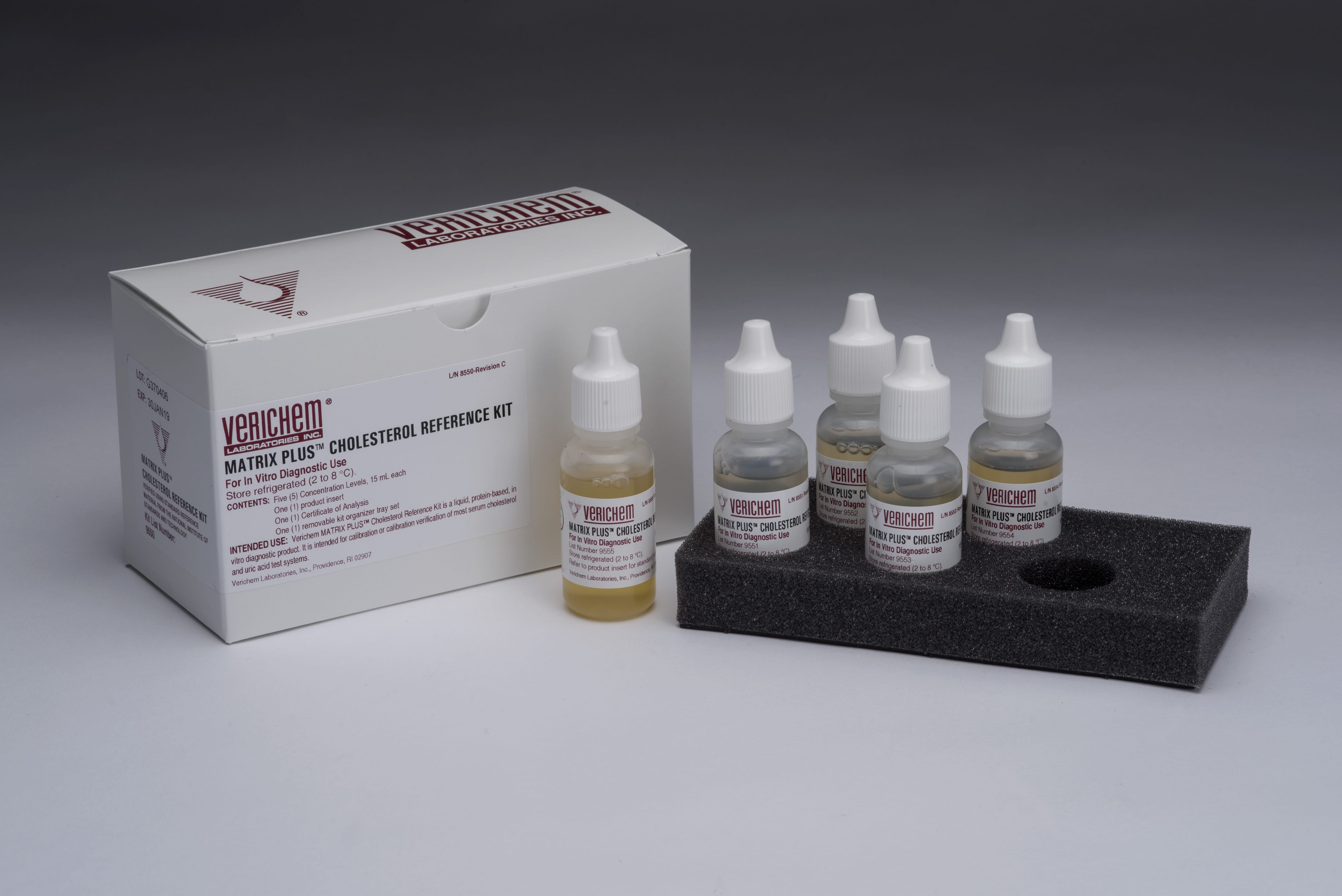 Matrix Plus™ Cholesterol Reference Kit | Verichem Laboratories, Inc.
